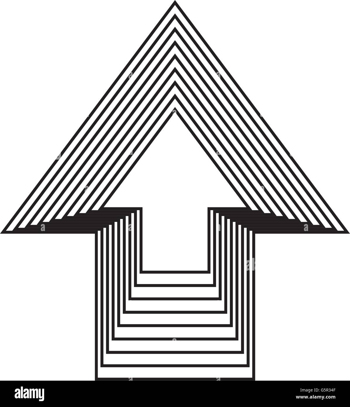 arrow up icon design Stock Vector Image & Art - Alamy