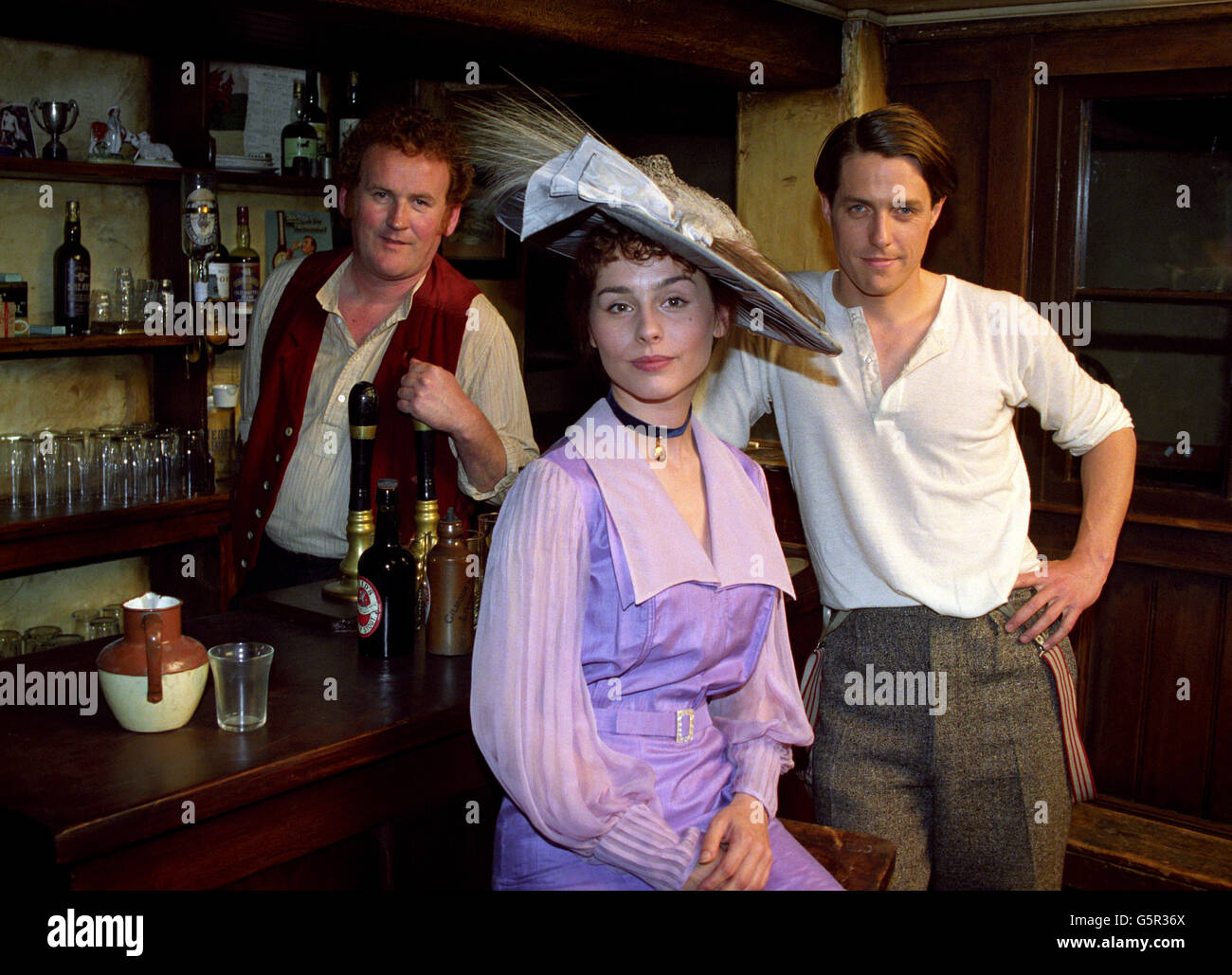 (L-R) Colm Meaney as Morgan the Goat, Tara Fitzgerald as Betty and Hugh ...