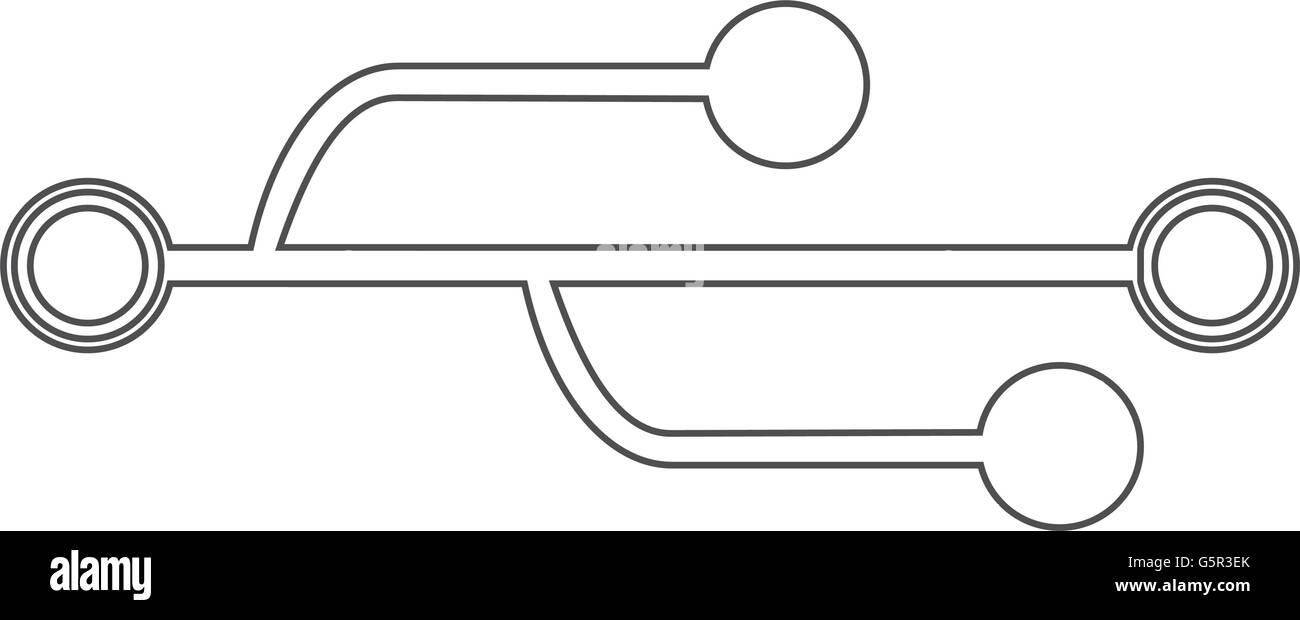 Usb connection symbol Stock Vector Image & Art - Alamy