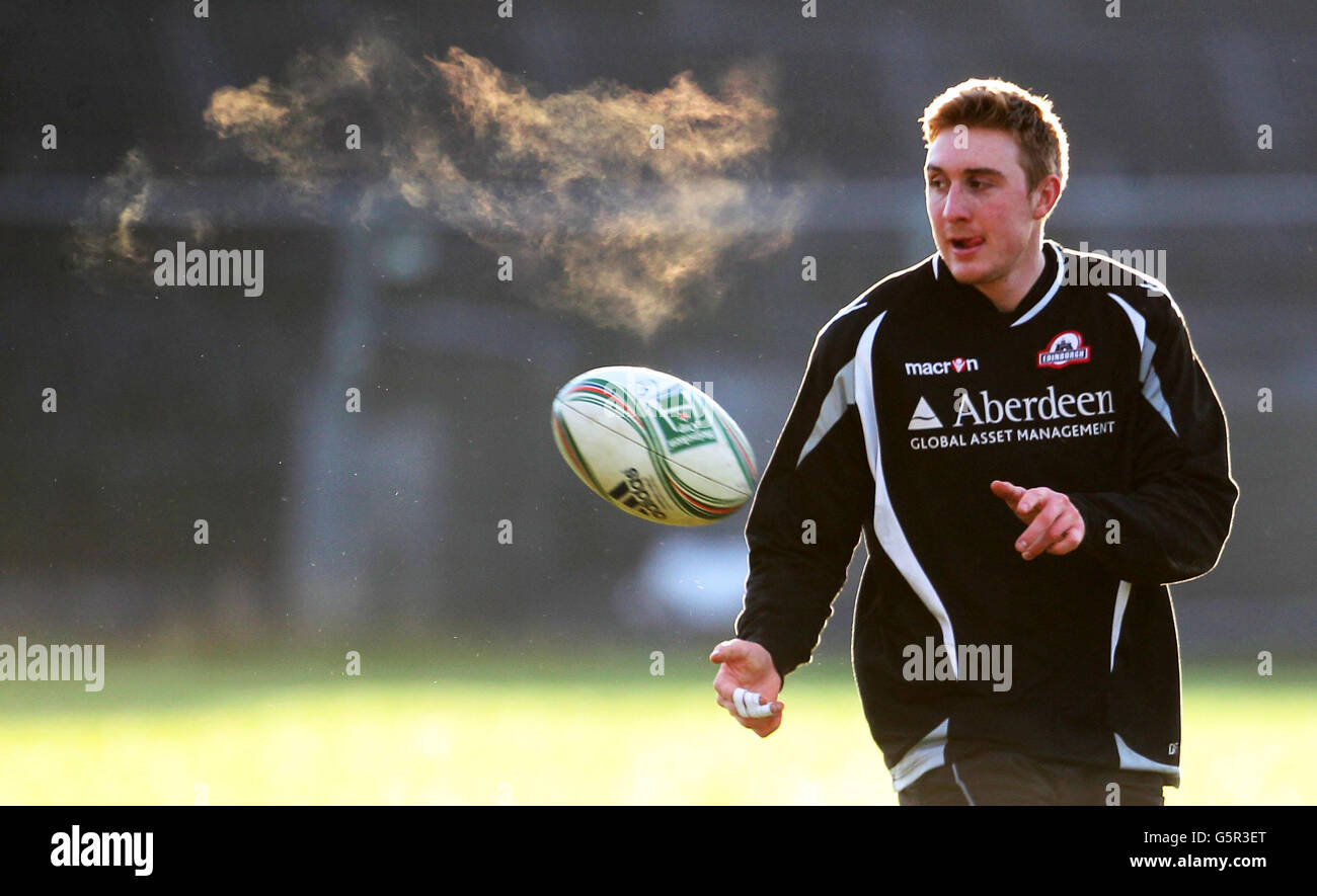 Rugby Union - Edinburgh Rugby Training Session - Murrayfield Stadium ...