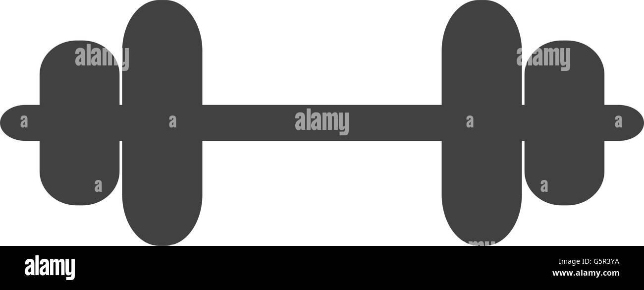 simple black barbell Stock Vector Image & Art - Alamy