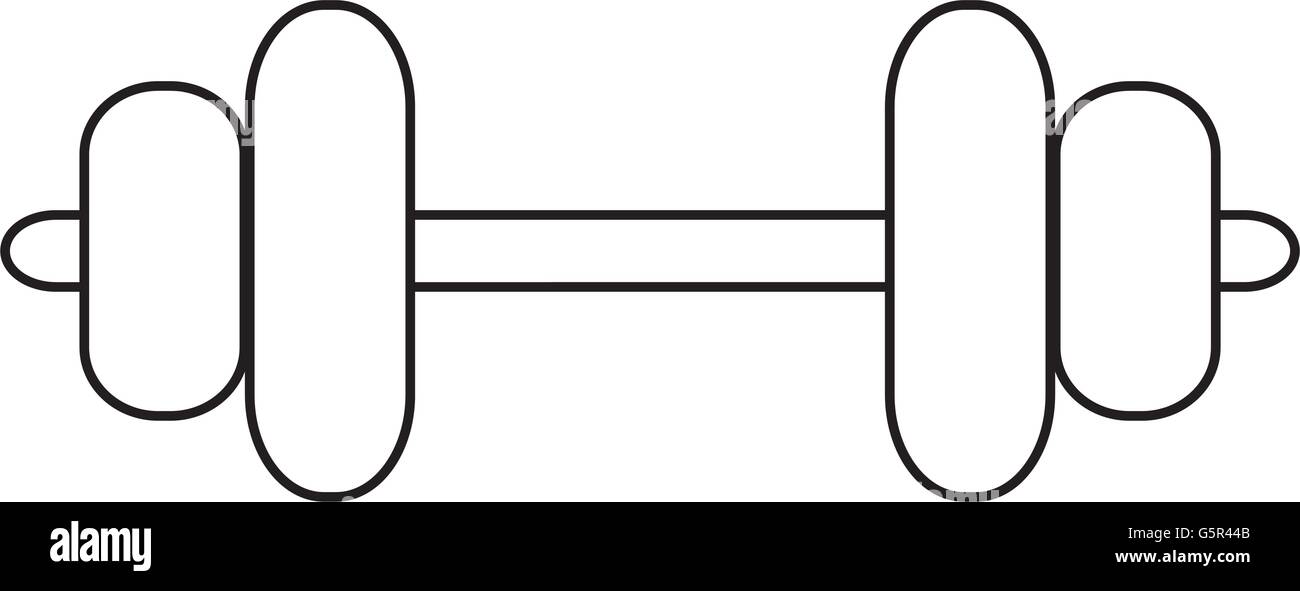 barbell vector illustration Stock Vector Image & Art - Alamy