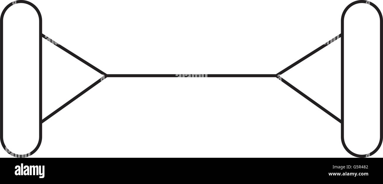 resistance band outline Stock Vector Image & Art - Alamy