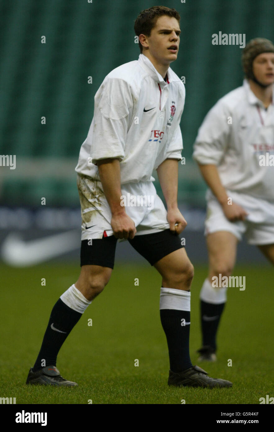 RUGBYU Foster. England's Mark Foster, during the U-18's game between ...