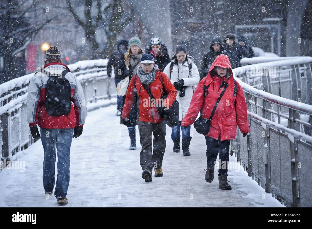 Winter weather Jan 18th Stock Photo - Alamy
