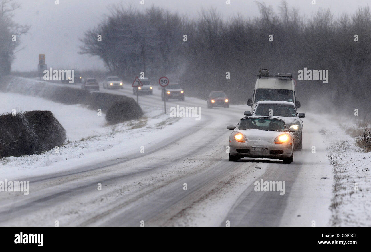 Winter weather Jan 18th Stock Photo - Alamy
