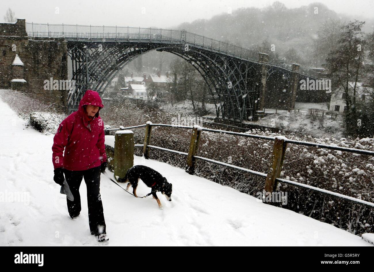 Winter weather Jan 18th Stock Photo - Alamy