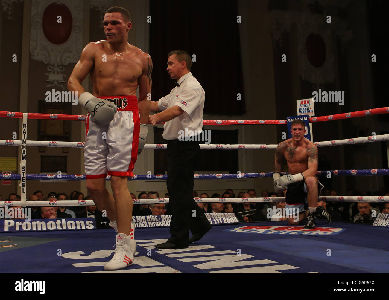Grant Cunningham during his win over Mitch Mitchell (right) during the ...