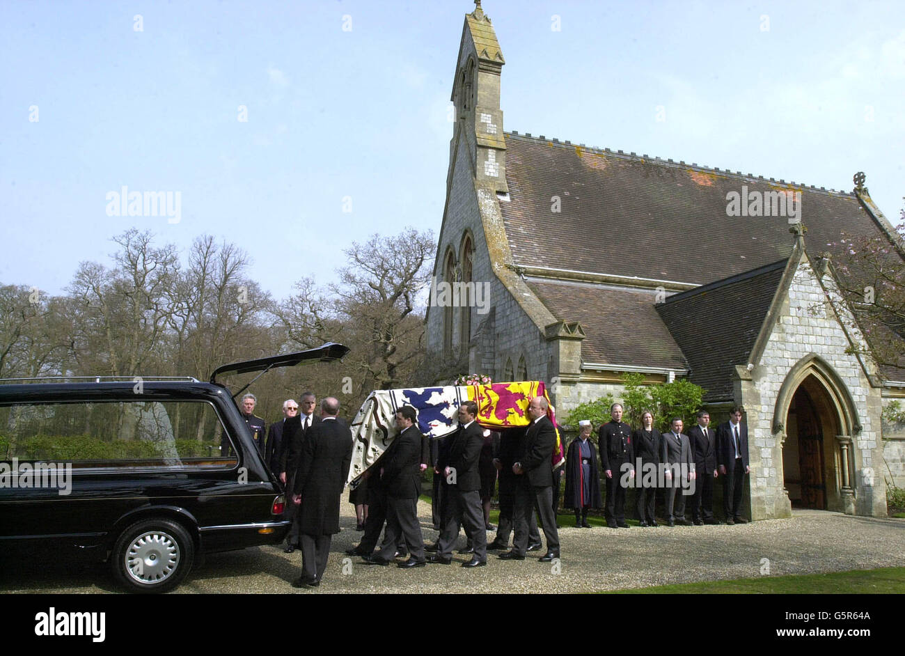 Queen Mother's Coffin Stock Photo - Alamy