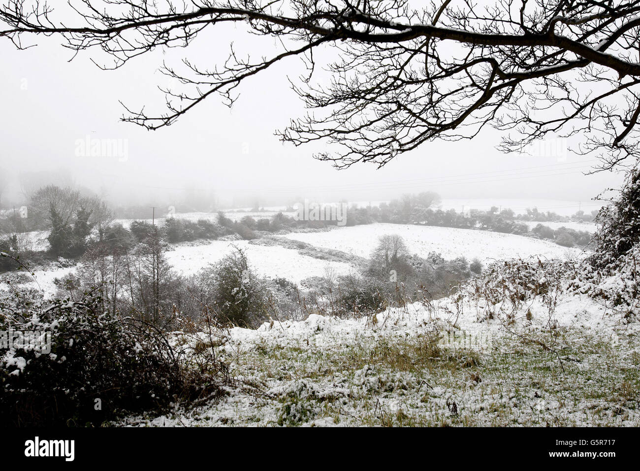 Snowy scenes on the Dublin mountains as more heavy snowfall is forecast ...