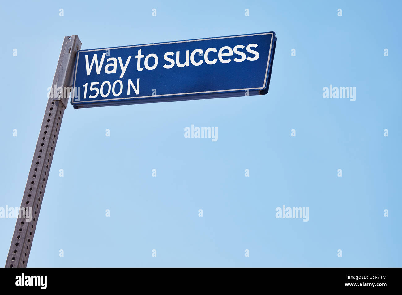 Success road sign hi-res stock photography and images - Alamy