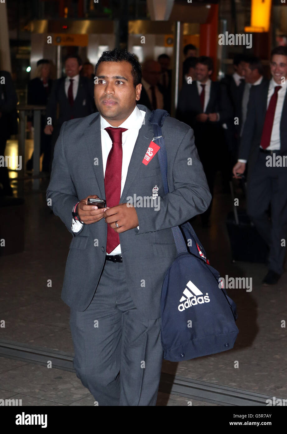 Cricket - England Press Conference - Heathrow Sofitel Stock Photo - Alamy