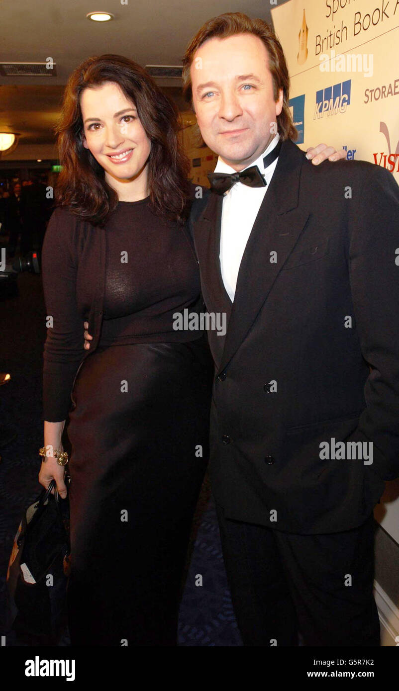 Nigella Lawson and Neil Pearson arriving at the British Book Awards ...