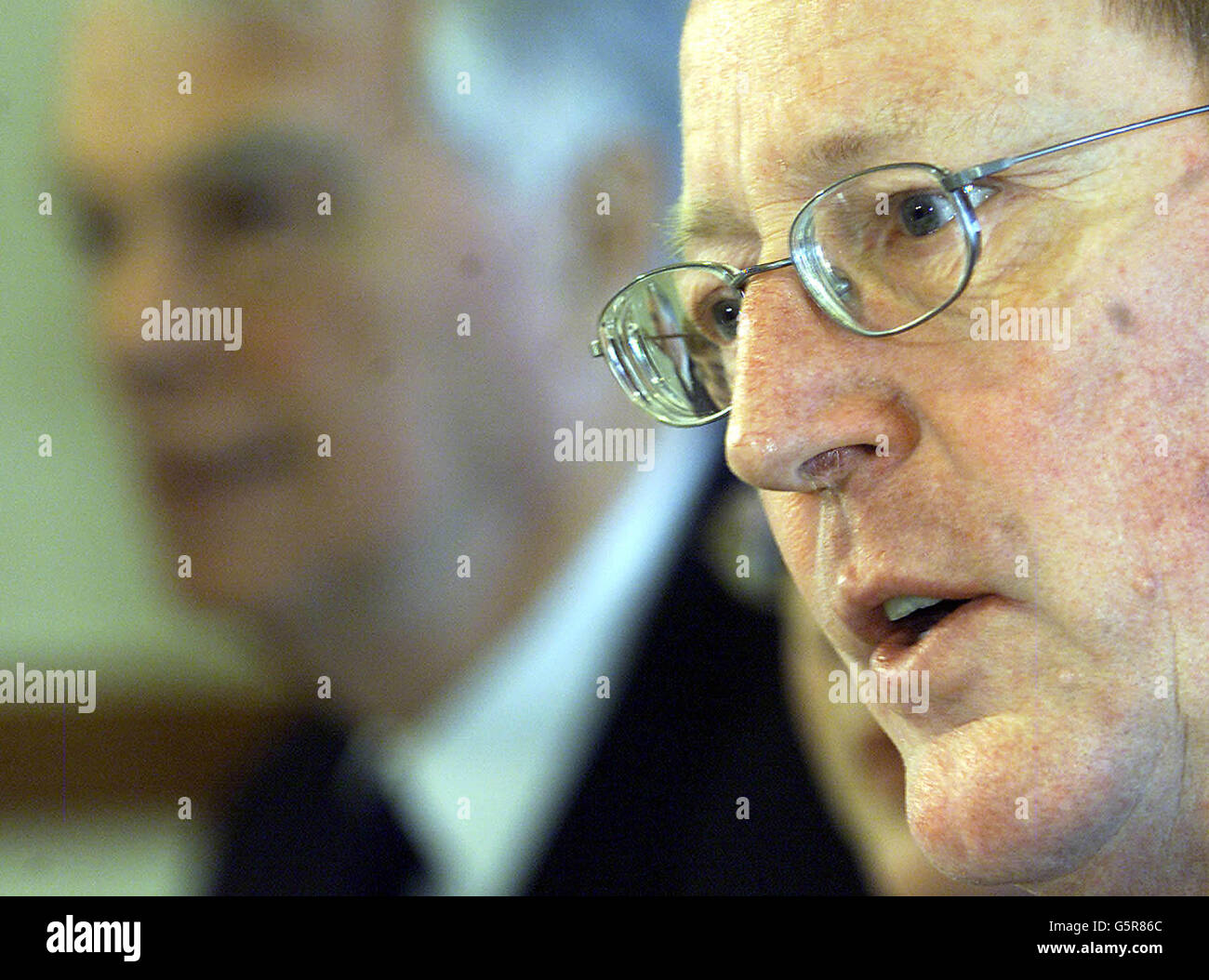 Ulster unionist party leader david trimble on a hi-res stock ...