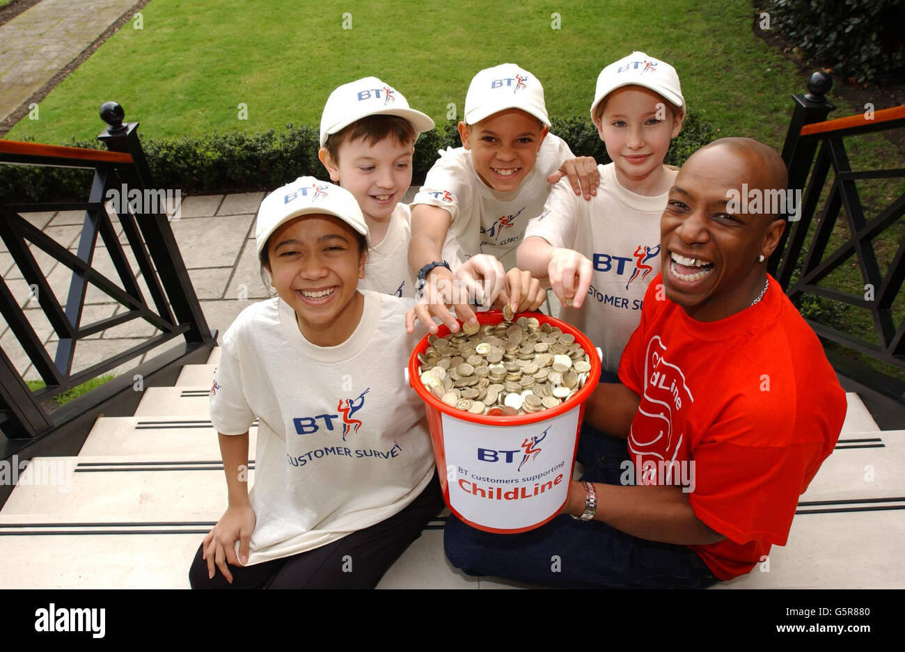Childline and BT fundraising campaign Stock Photo - Alamy