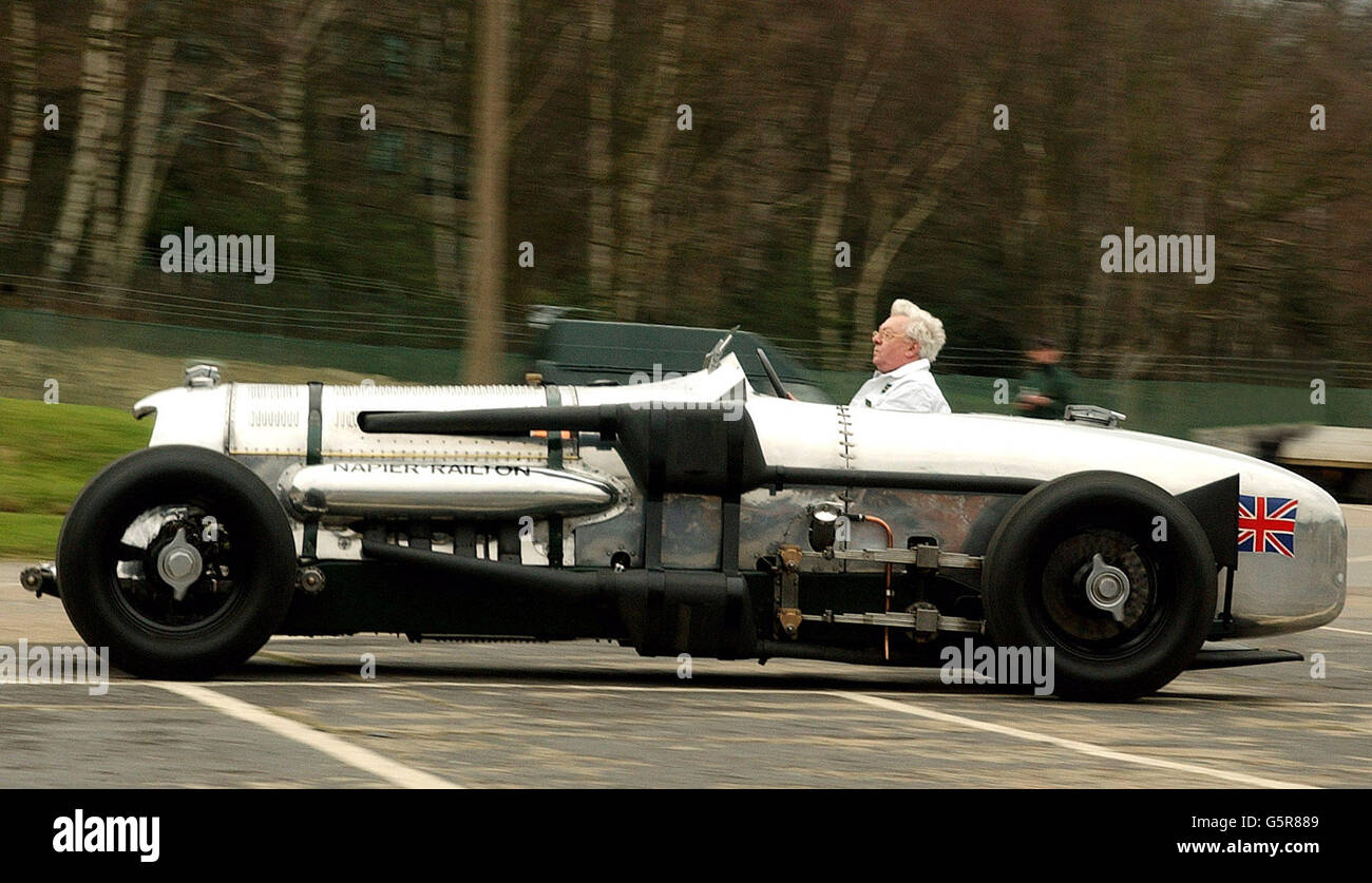 The Napier-Railton Racing Car Stock Photo - Alamy