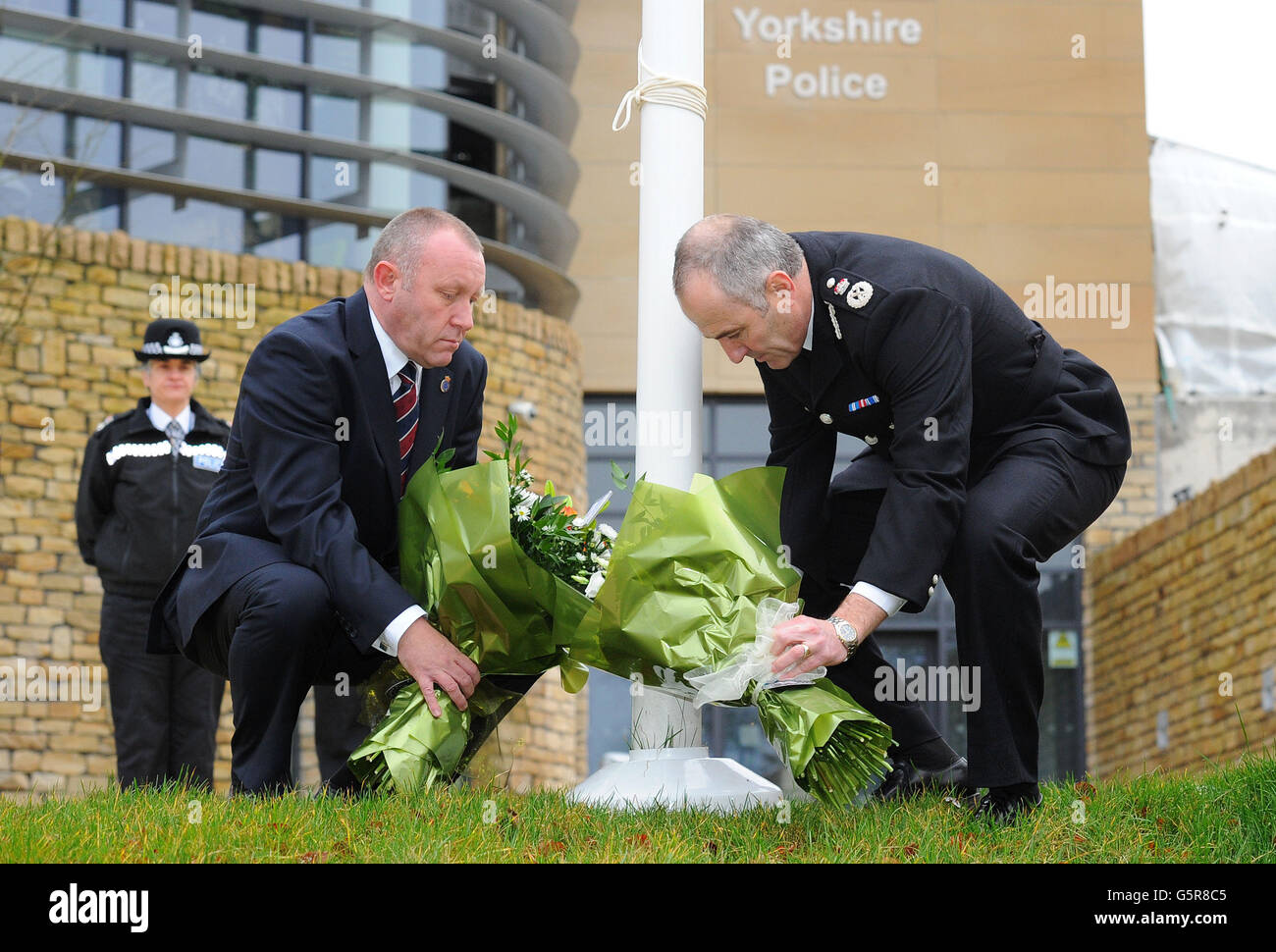Police officer death Stock Photo - Alamy