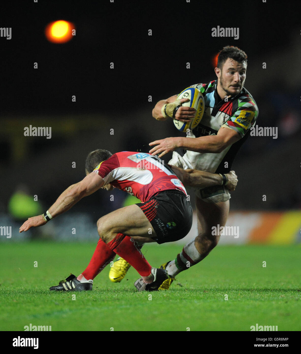 Rugby union aviva premiership london welsh v harlequins kassam stadium ...