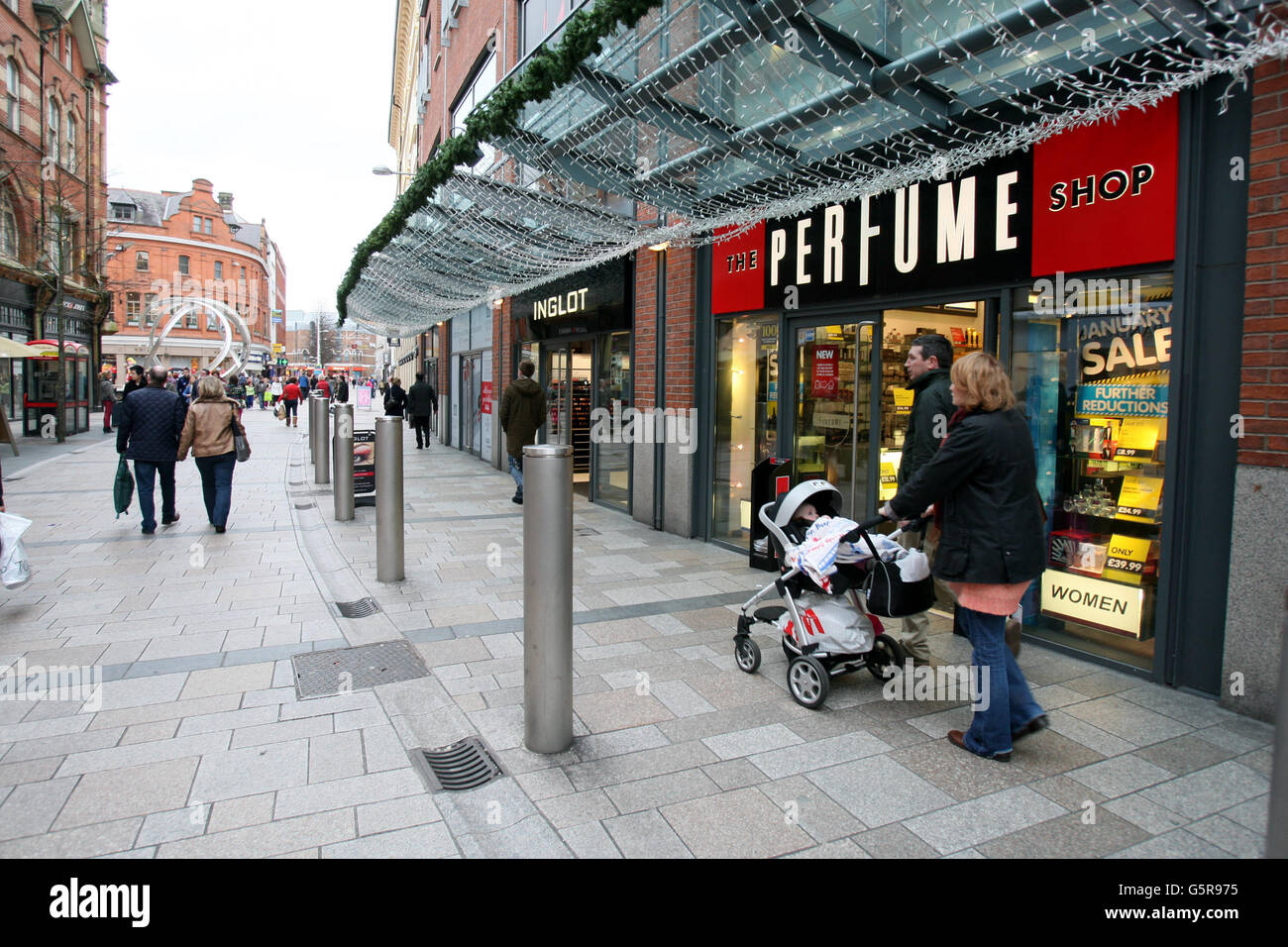 High Street stock - Belfast Stock Photo - Alamy