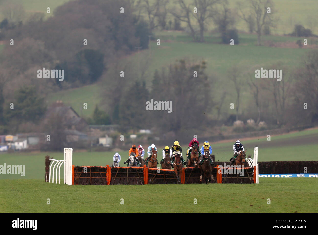 Horse Racing - Coral Welsh Grand National - Chepstow Racecourse Stock ...