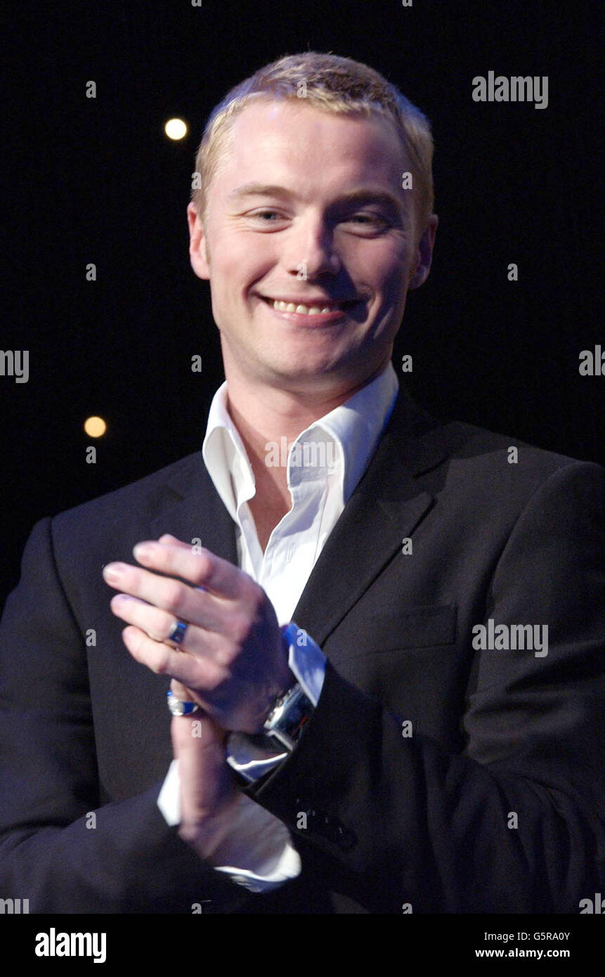 Irish singer Ronan Keating attending the 2002 TRIC (Television & Radio ...