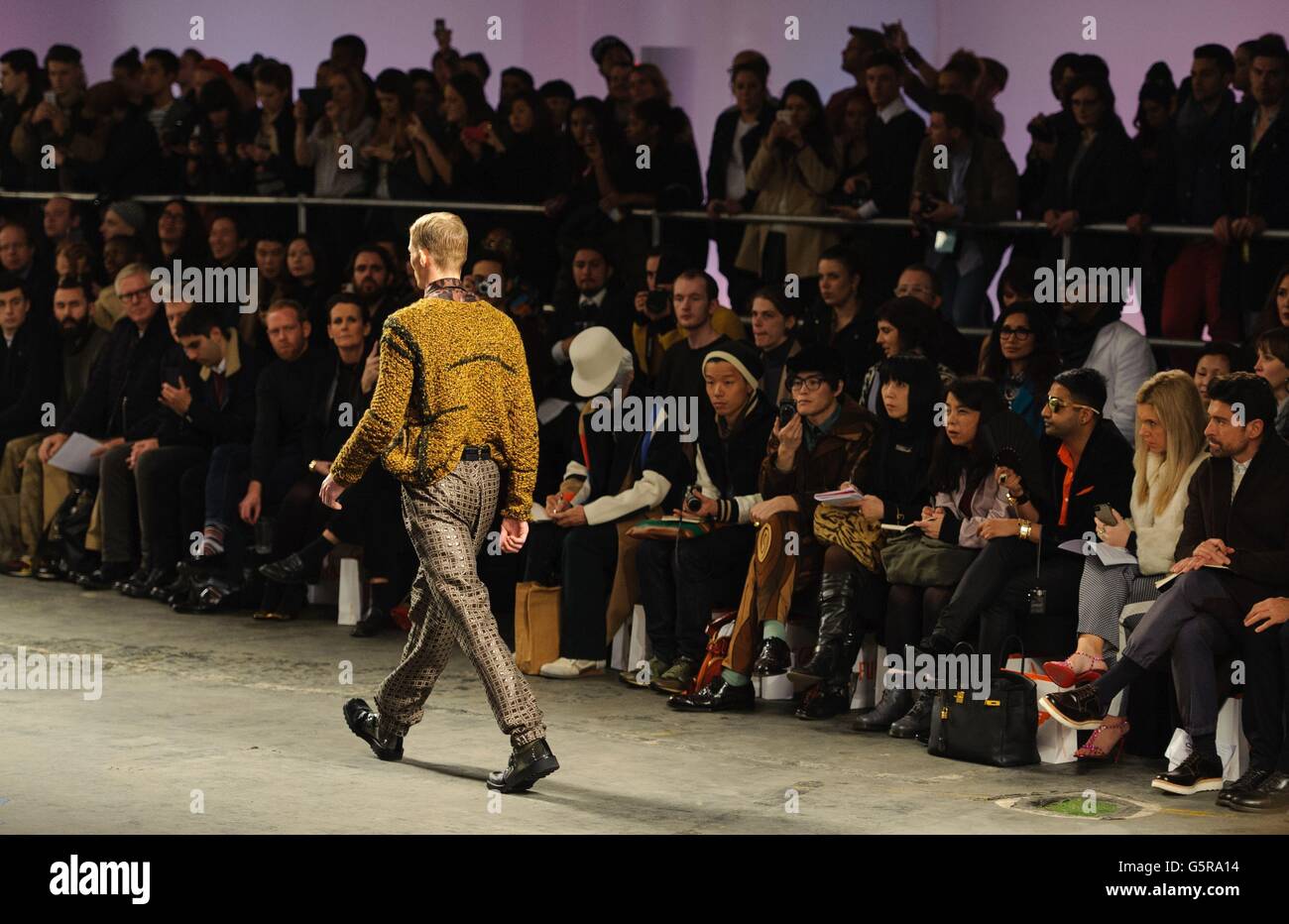 James Long catwalk - BFC's London Collections: Men Stock Photo - Alamy