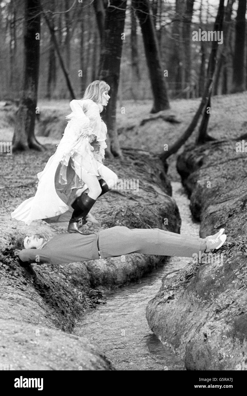 Entertainment - Peter Cook and Judy Huxtable Stock Photo - Alamy