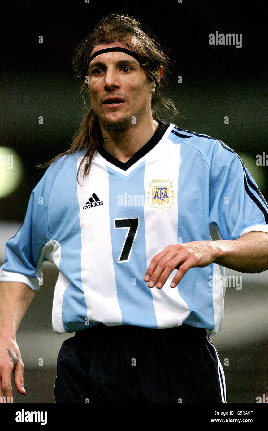 FOOTBALL ARGENTINA CLAUDIO CANIGGIA Stock Photo: 106848491 - Alamy