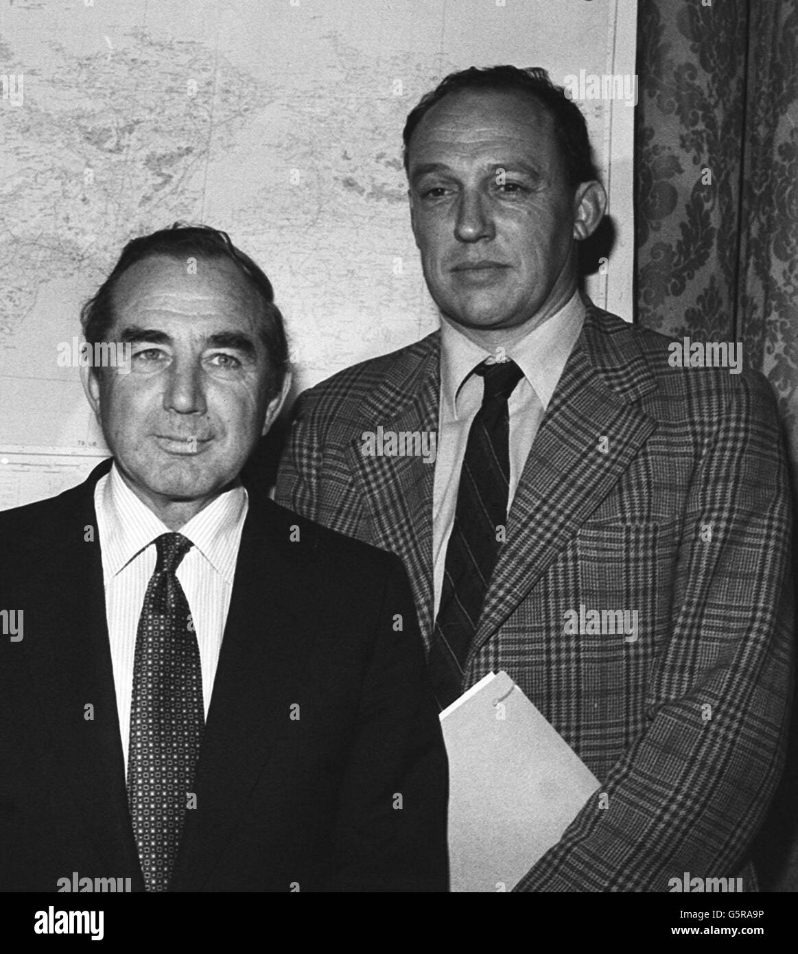 Mr Rex Hunt, 55, the Governor of the Falkland Islands at the Foreign ...