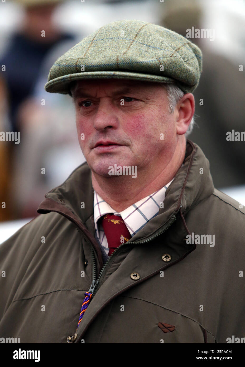 Trainer colin tizzard at chepstow race course hi-res stock photography ...