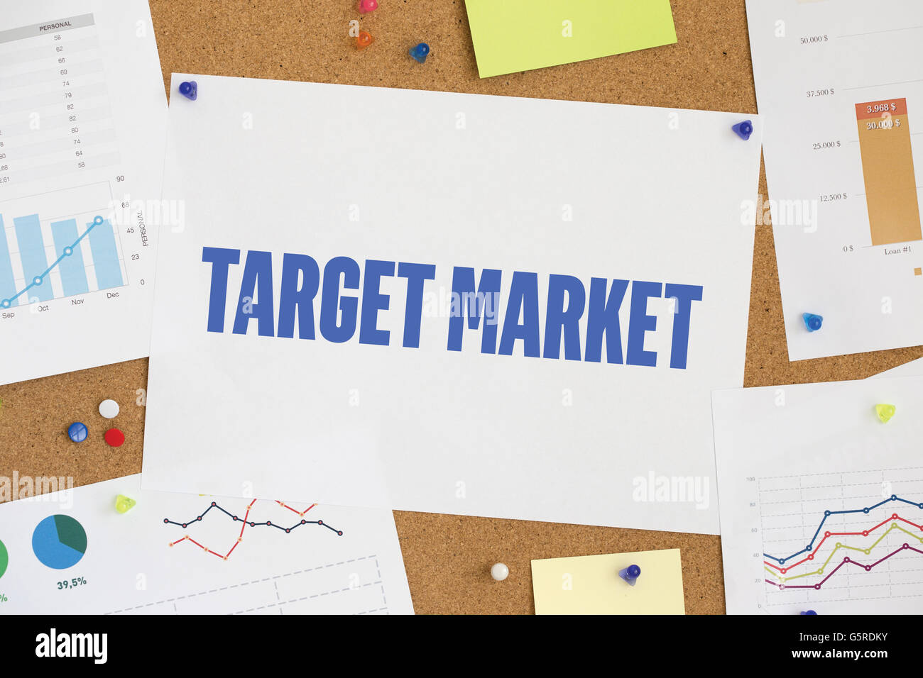 CHART BUSINESS GRAPH RESULT COMPANY TARGET MARKET CONCEPT Stock Photo ...