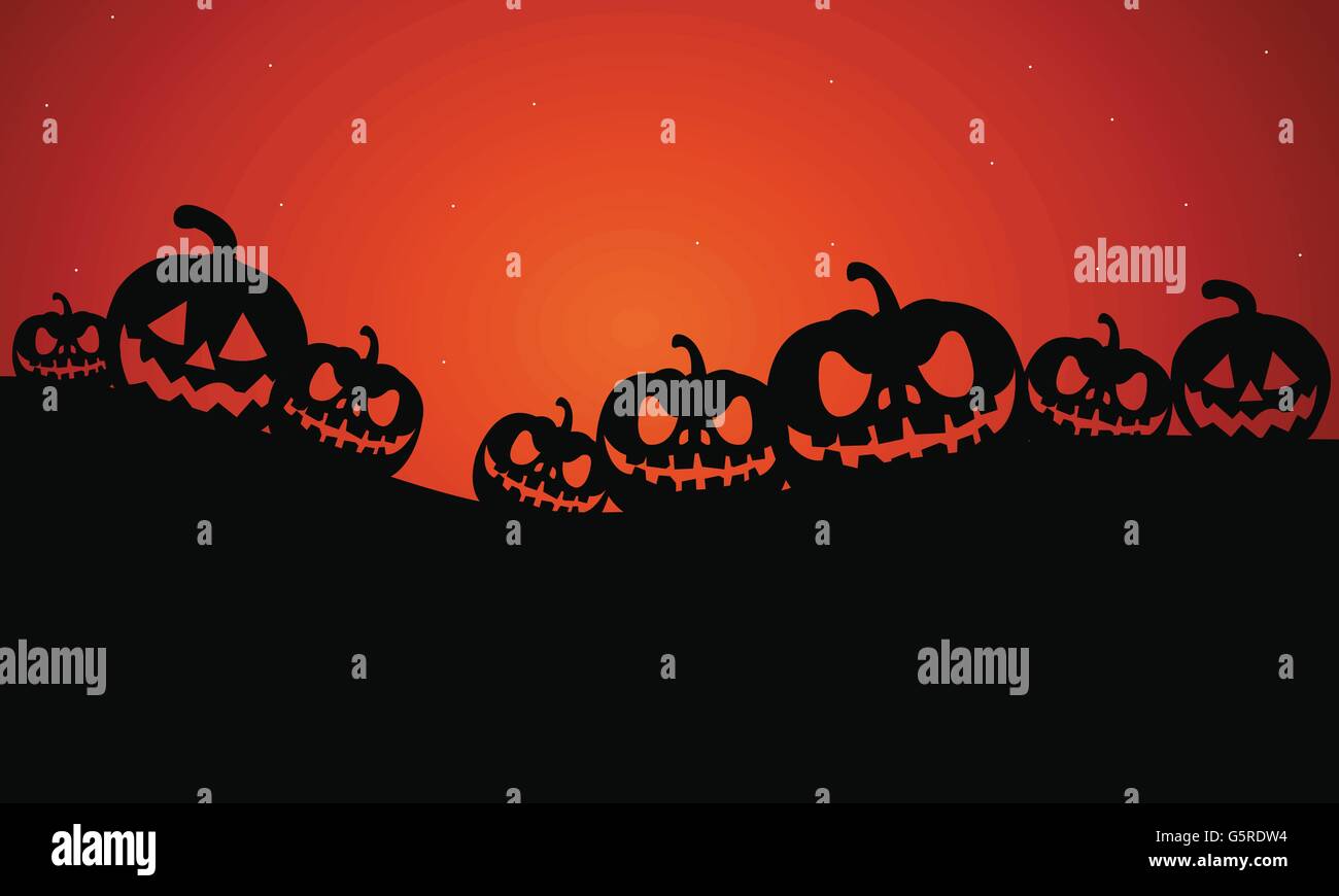 Pumpkins tree Stock Vector Images - Alamy