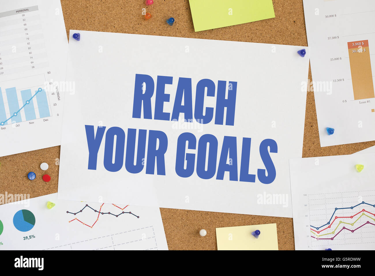 CHART BUSINESS GRAPH RESULT COMPANY REACH YOUR GOALS CONCEPT Stock ...
