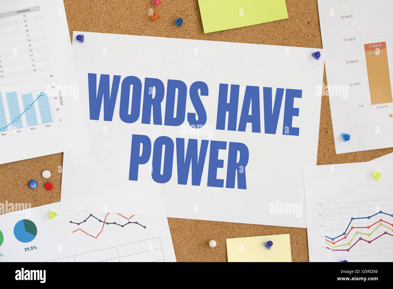 CHART BUSINESS GRAPH RESULT COMPANY WORDS HAVE POWER CONCEPT Stock ...