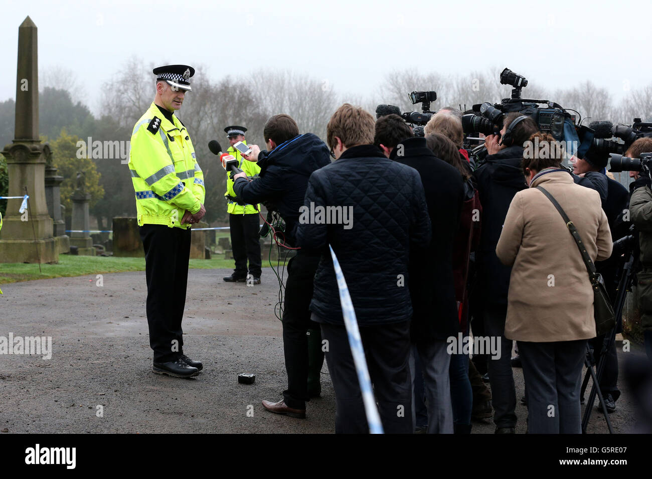 Chief Inspector Kenny Macleod speaks to the media at Old Monkland ...