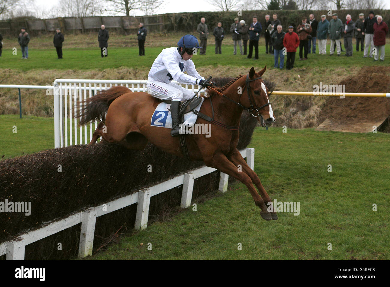 Horse Racing - Leicester Racecourse Stock Photo - Alamy