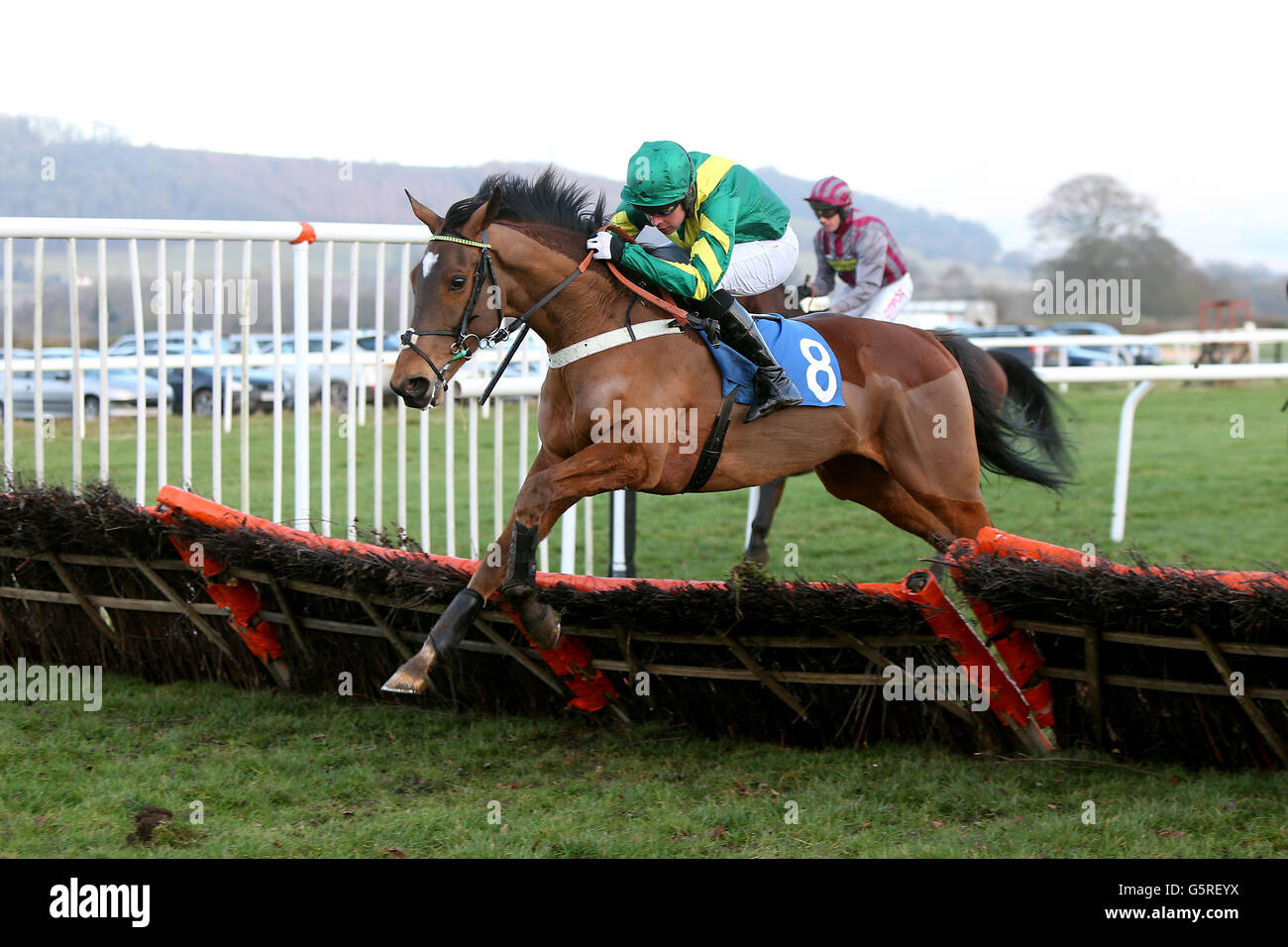 Jockey Robert McCarth on Poetic Power during the Jubilee Restaurant ...