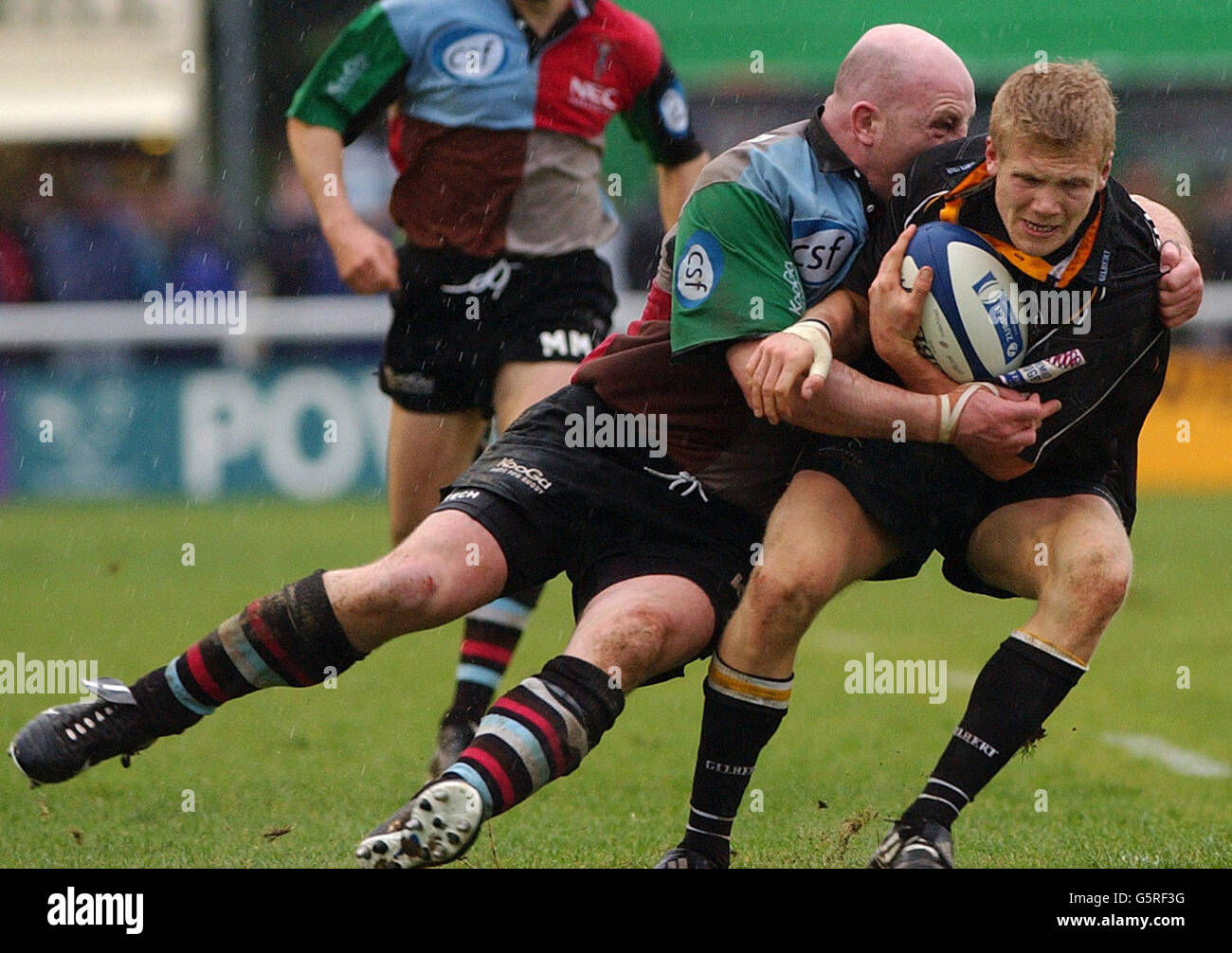 Sport rugby union keith wood michael stephenson hi-res stock ...