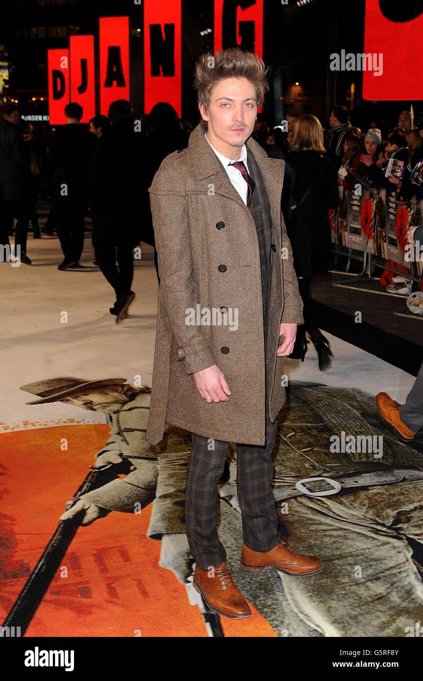 Tyler James arriving for the premiere of Django Unchained at the Empire ...