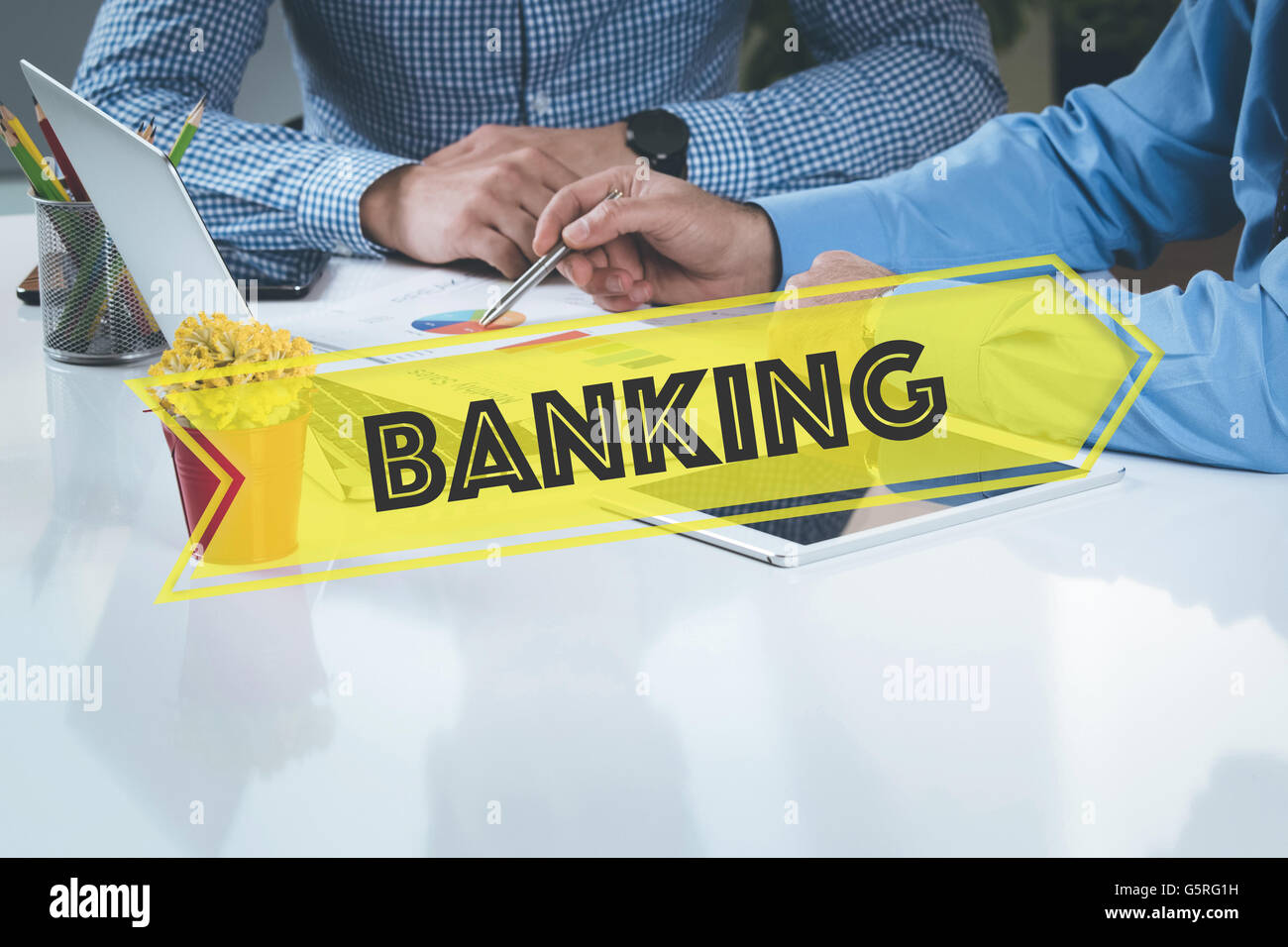 BUSINESS WORKING OFFICE Banking TEAMWORK BRAINSTORMING CONCEPT Stock ...