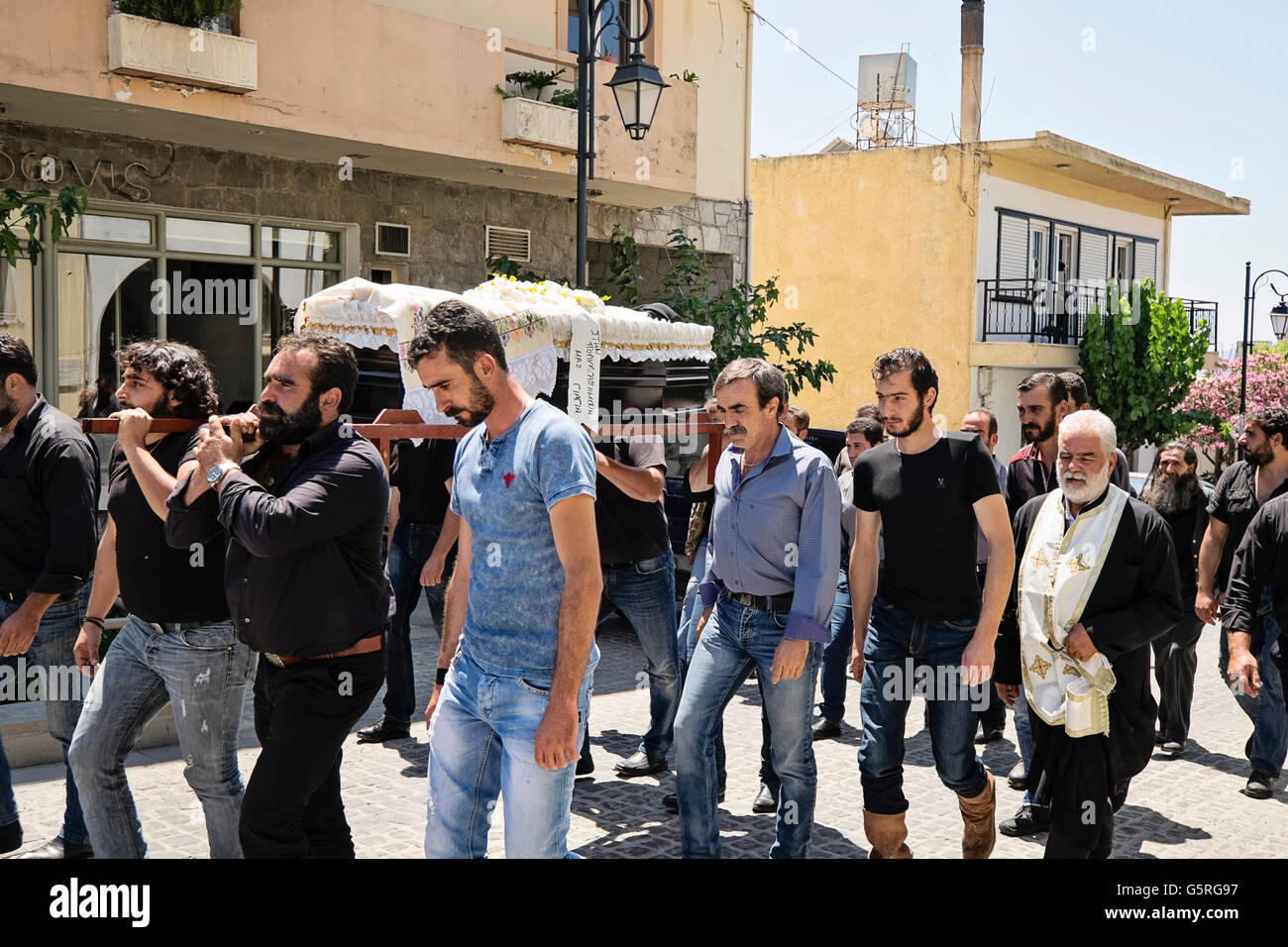 Crete village celebration hi-res stock photography and images - Alamy