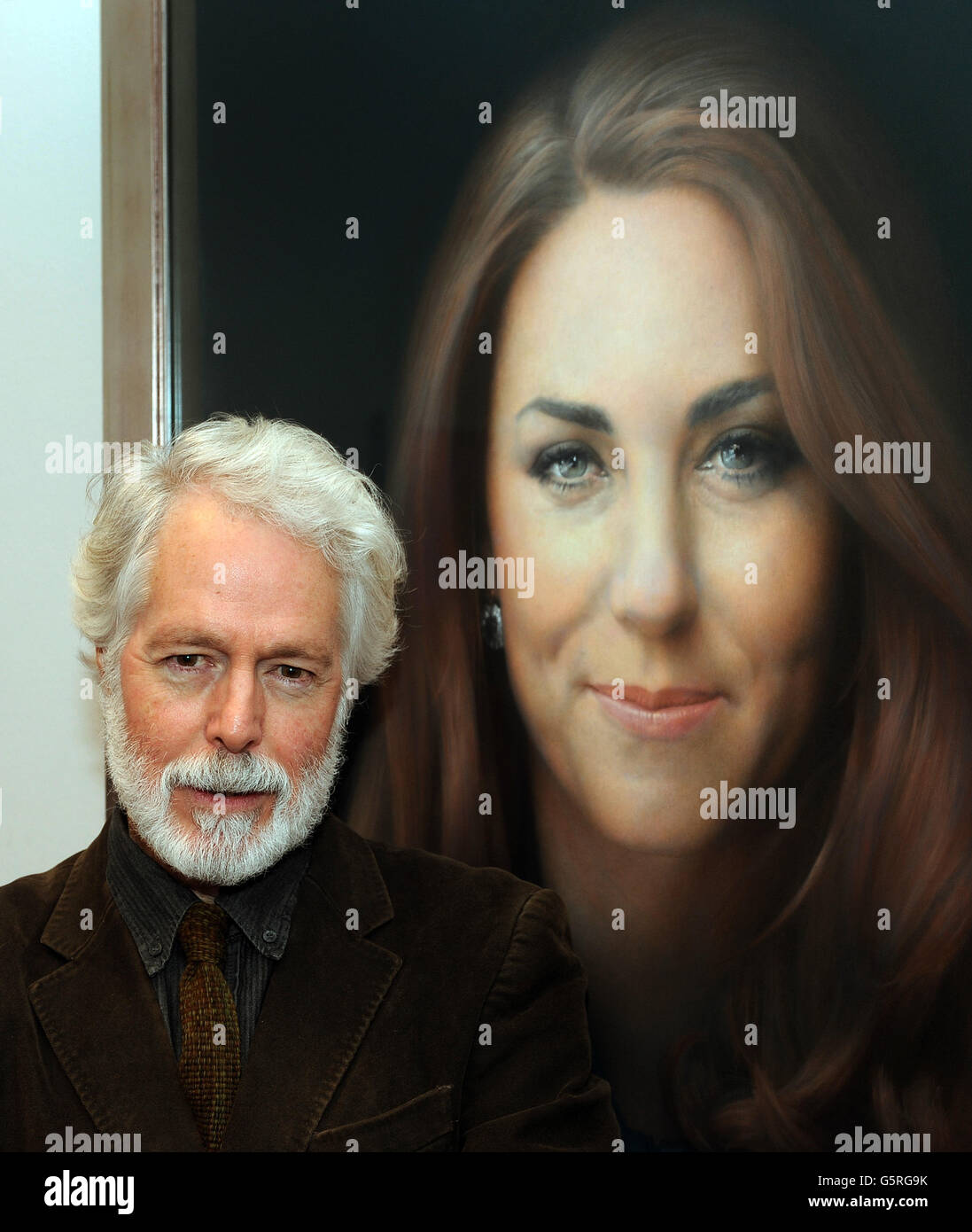 Catherine Duchess Of Cambridge Portrait High Resolution Stock ...