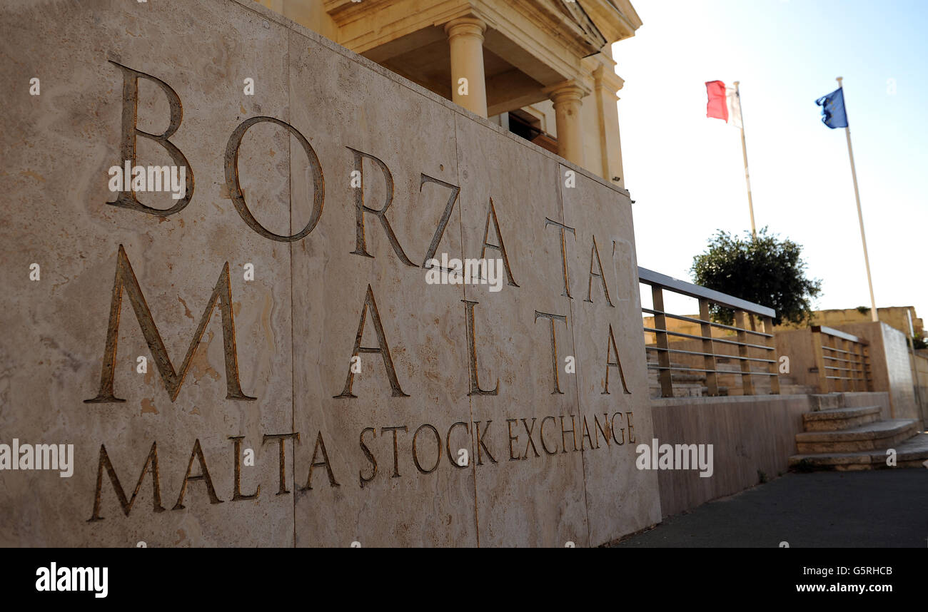 General view of the borza ta malta hi-res stock photography and images ...