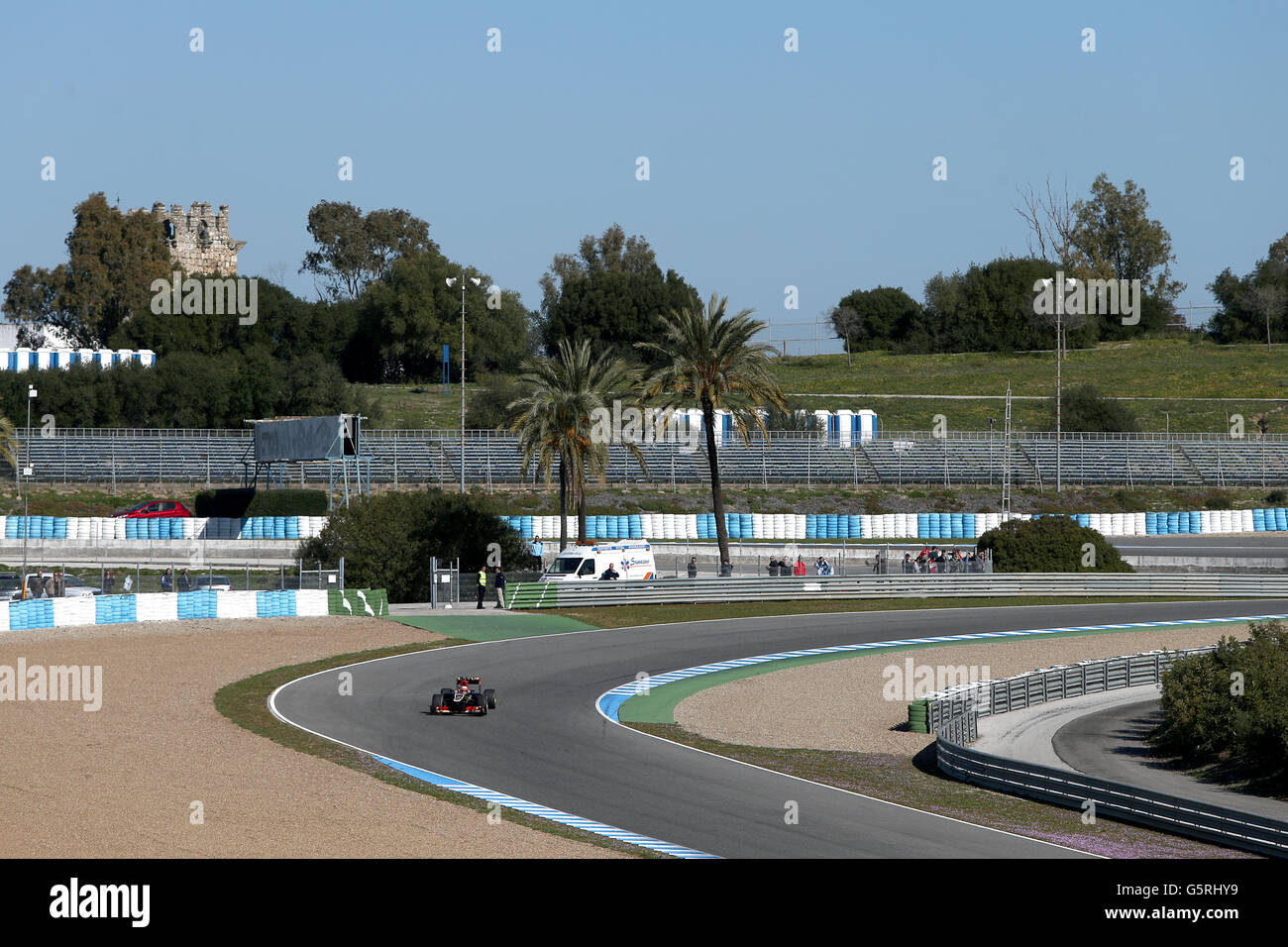 Formula One - Testing Day Two - Circuito de Jerez. A general view of ...