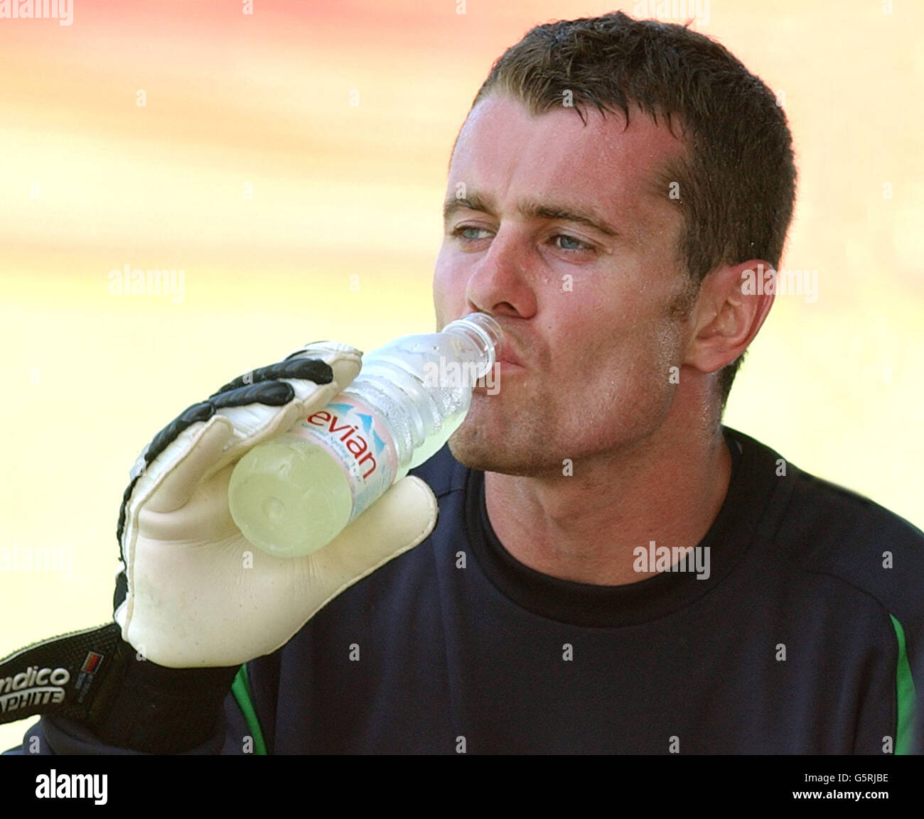 Ireland training - Shay Given Stock Photo - Alamy