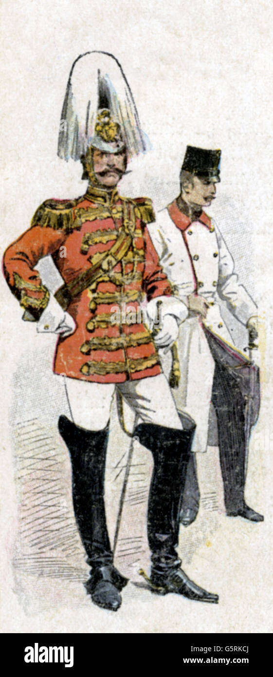 military, Austria-Hungary, uniforms, late 19th century, Imperial ...