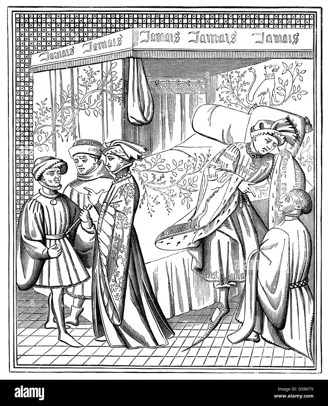 Medieval bed hi-res stock photography and images - Alamy