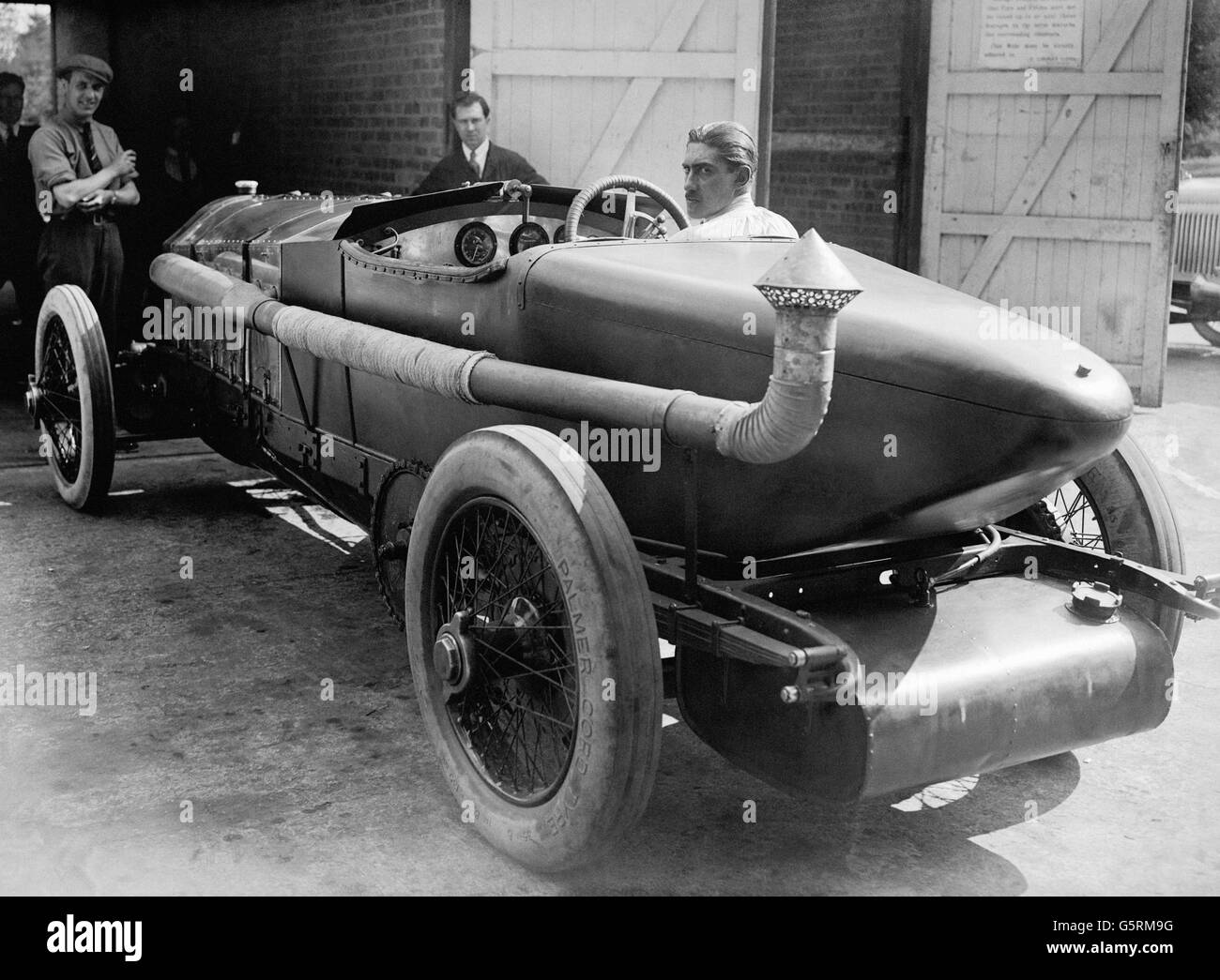 Count Zborowski's huge Zeppelin engine racer Chitty Bang Bang which has ...