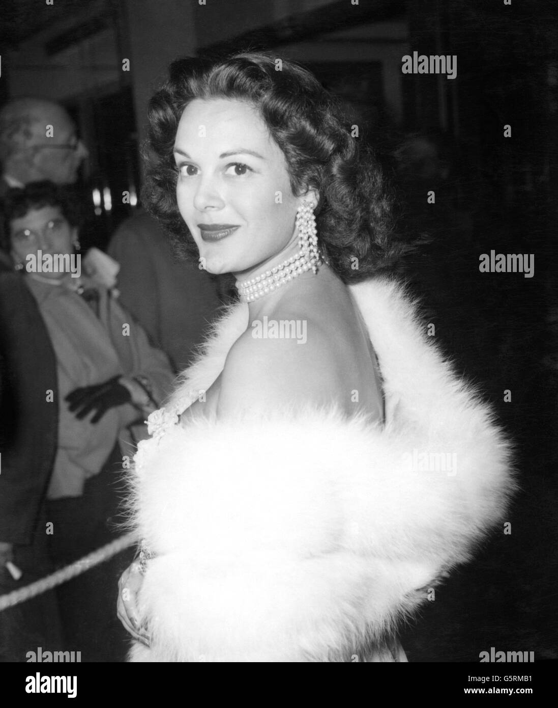 Gala charity premiere film Black and White Stock Photos & Images - Alamy