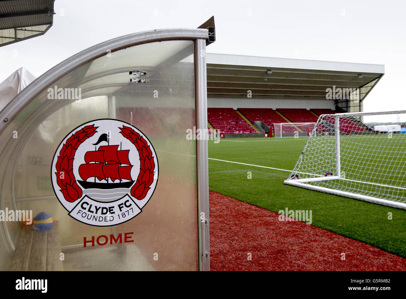 Clyde FC Stock. Broadwood Stadium, the home of Clyde FC Stock Photo - Alamy